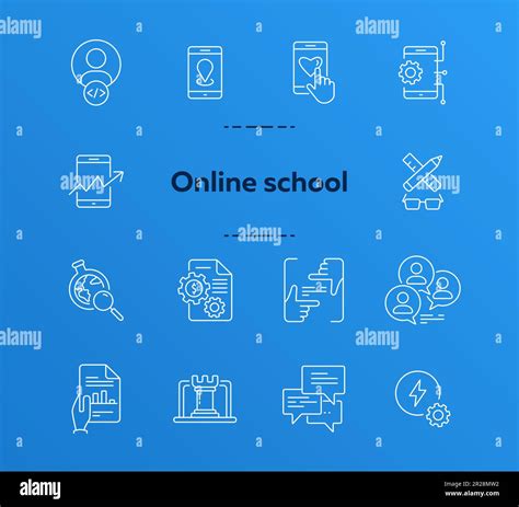 Online Processing Icons Stock Vector Image And Art Alamy