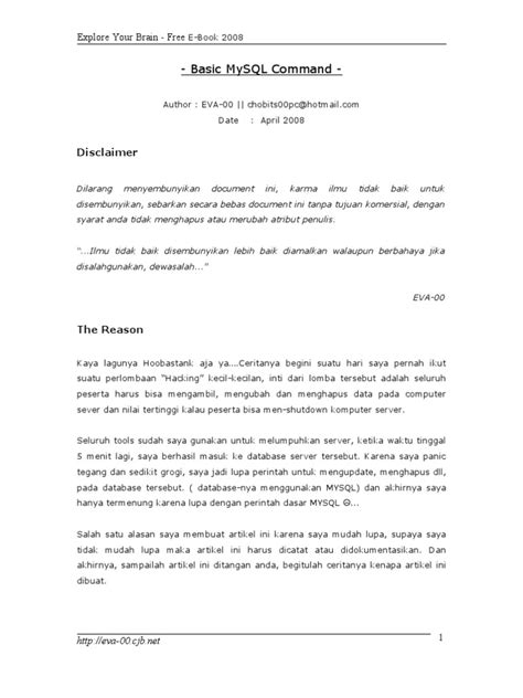 Pdf Basicsqlcommand Dokumentips