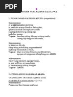 Panalangin Bago Magsimula Ang Trabaho Pdf