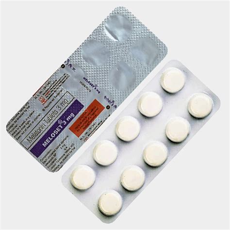 Meloset Melatonin 3mg Tablets Packaging Type Box At Best Price In Mumbai