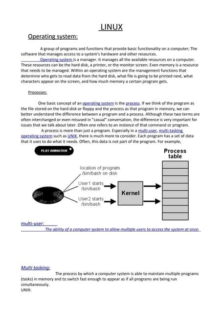 Linux File System Pptx Operating Systems Computer Software And Applications