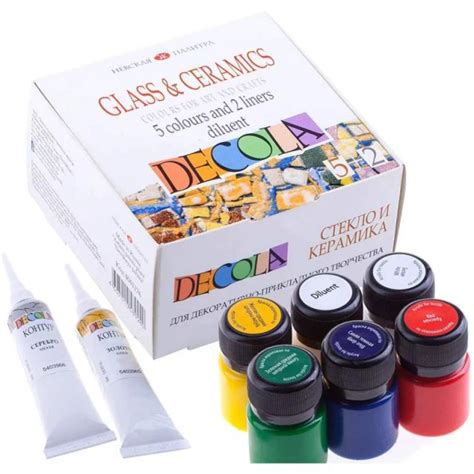 Decola Acrylic Colours Set For Textile Trendy Shades 6 Colours In 20
