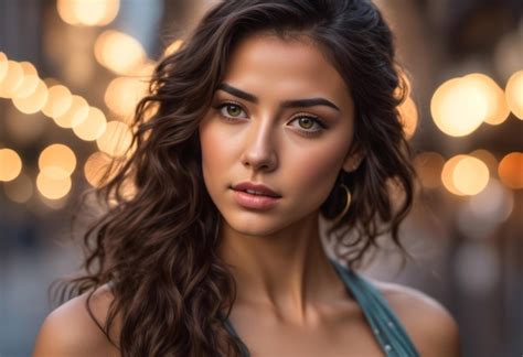 Premium Photo A Portrait Of Breathtakingly Gorgeous Exotic Beautiful