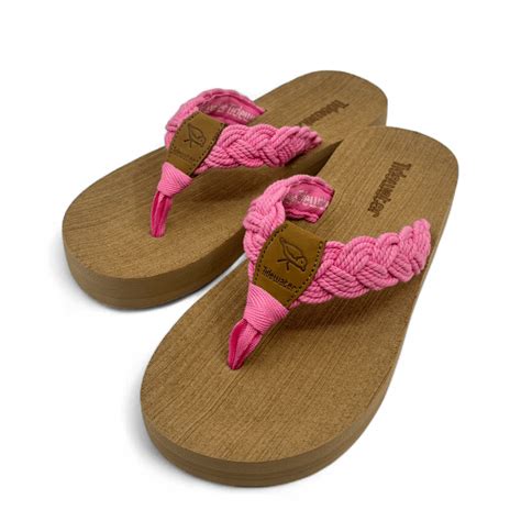 Braided Harbor Flip Flops Fun And Comfortable Sandals By Tidewater
