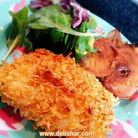 Crispy Cornflake Baked Fish Delishar Singapore Cooking Recipe And
