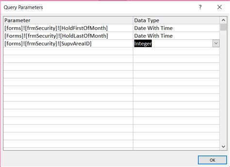 ms access crashes when i insert a clustered column chart with an xtab
