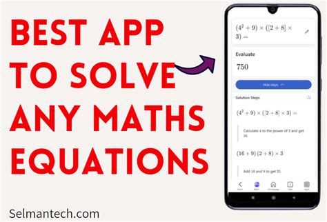 Microsoft Math Solver App Selmantech