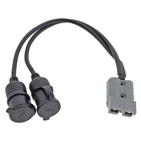 Hulk 4x4 50a Anderson Plug To 2x15a Accessory Power Socket Cable