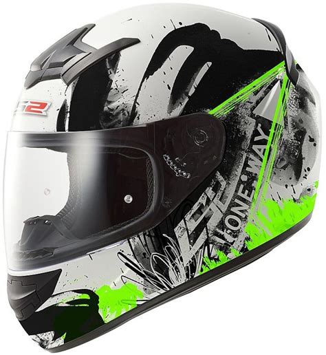 Integral Motorcycle Helmet Ls2 Ff352 Rookie One Green Fluo For Sale Online Outletmoto Eu