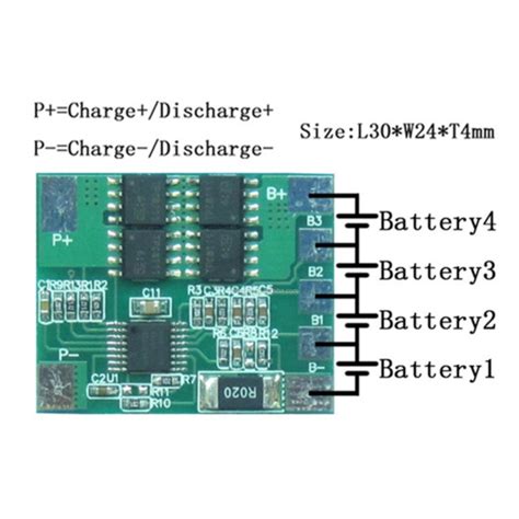 3s 4s 7a Battery Management System Li Ion Lifepo4 Bms Lithium Battery