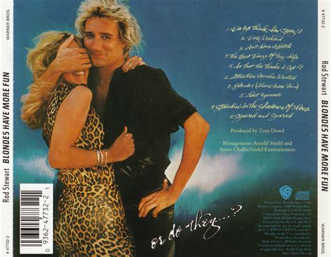Rod Stewart Blondes Have More Fun Back Cd Covers Cover Century