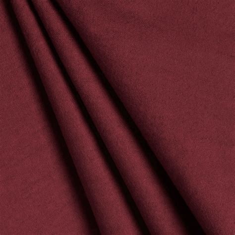 Burgundy Cotton Flannel Fabric Onlinefabricstore