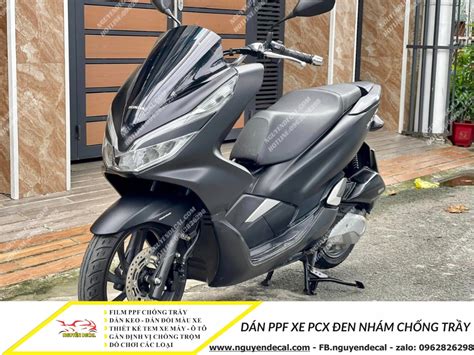 Dán Ppf Xe Pcx đen Nhám Chống Trầy Nguyễn Decal Chuyên Dán Keo Xe Design Tem Xe Decal Tem Xe