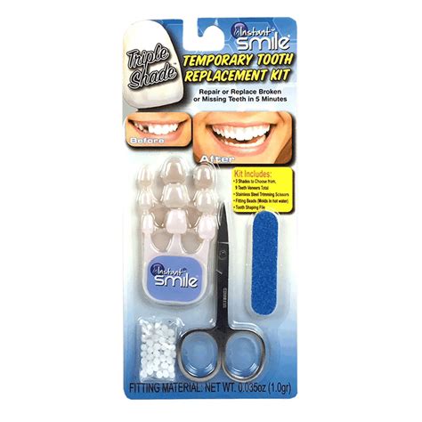 Instant Smile Triple Shade Temporary Tooth Kit Instant Smile