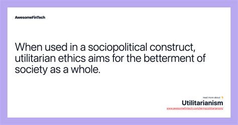 Utilitarianism Awesomefintech Blog