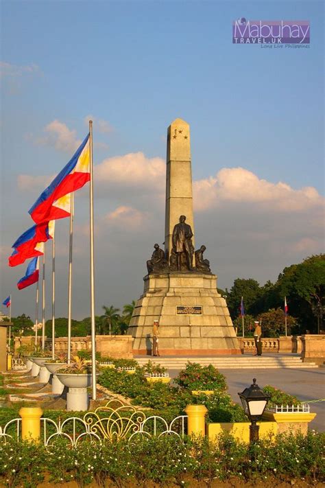 A Stunning Monument Rizal Park Philippines Travel Philippines Tourism