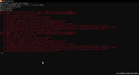 求助添加MINIHUD后服务端报错 ODDBA社区