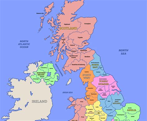 Regions Of The Uk
