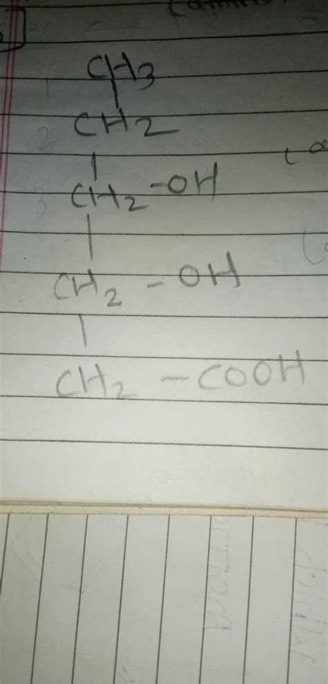 Identify The Given Organic Compound Based On The Following Structure A