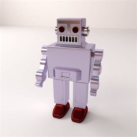 Classic Robot 3d Model By Firdz3d