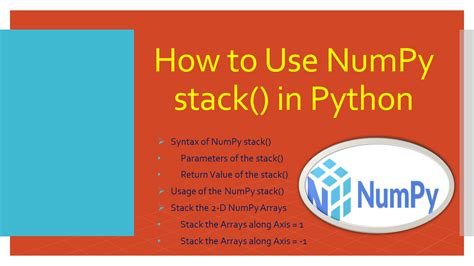 How To Use Numpy Stack In Python Spark By Examples