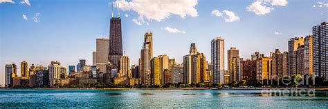 Gold Coast Chicago Skyline Panorama Photograph By Paul Velgos Pixels