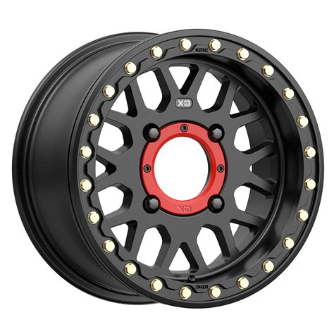 Xd Powersports Xs235 Grenade Beadlock 15x6 38mm Satin Black Tfs Wheels