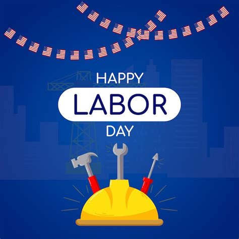 Labor Day Post Design Premium Ai Generated Vector