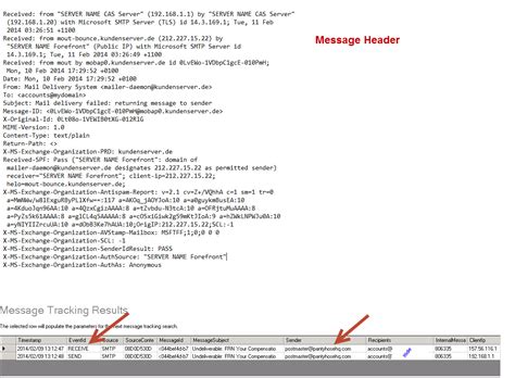 Solved Mail Delivery Failed Returning Message To Sender Only One