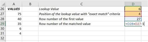 How To Return Row Number Of A Matching Cell