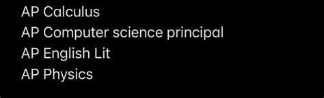 Am Planning To Take These For Senior Year Are 4 Ap Classes Manageable