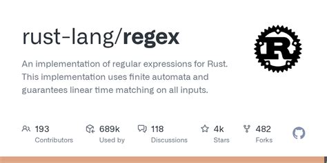 Github Rust Langregex An Implementation Of Regular Expressions For Rust This Implementation