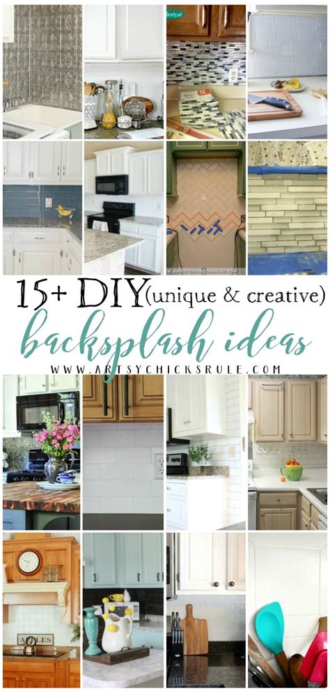 Inexpensive Diy Kitchen Backsplash Ideas Things In The Kitchen
