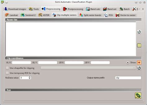 5 Main Interface Window — Semi Automatic Classification Plugin 5321