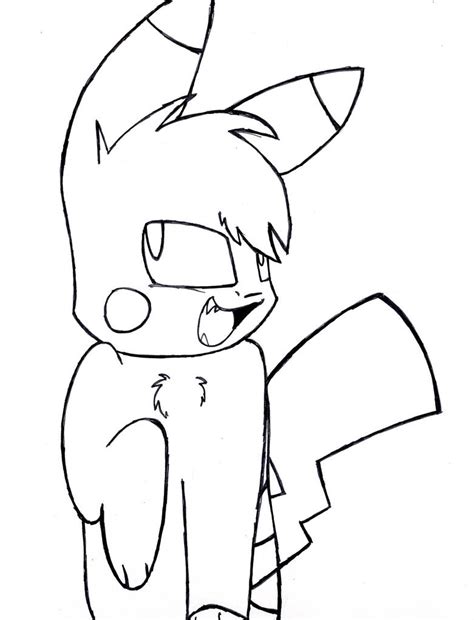 Pikachu Not Colored By Turtle33334 On Deviantart