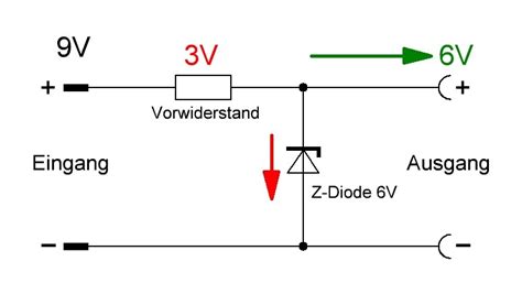 Stabilisierungsschaltung Mit Z Diode