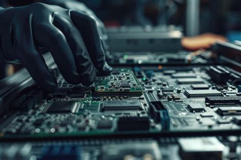 Premium Photo Workers Assembling Circuit Boards By Hand In High Tech
