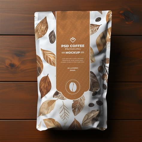 Premium Psd Coffee Packaging Mockup