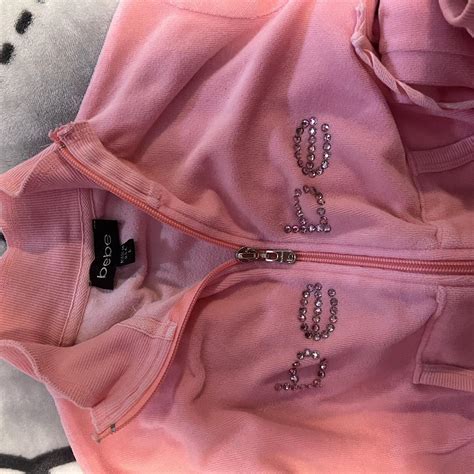 Bebe Super Cute Pink Set With Rhinestones 😍 The Top Depop