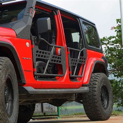 Off Road Style Front And Rear Half Doors For 18 23 Jeep Wrangler Jl