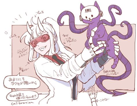 Loremaster And Lmcat Helltaker Drawn By Root Danbooru