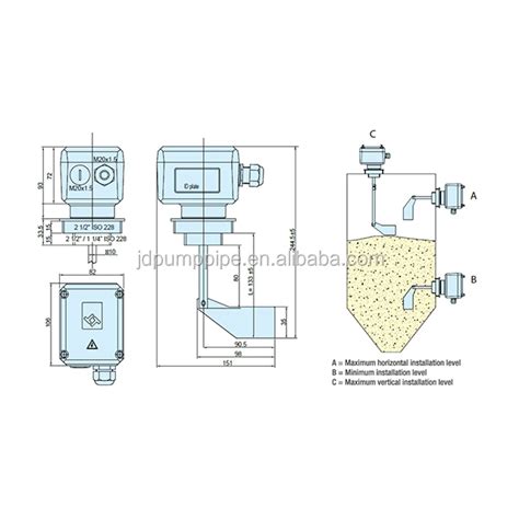 Wam Bin Level Indicators Ilt For Concrete Batch Plant Parts Buy Bin