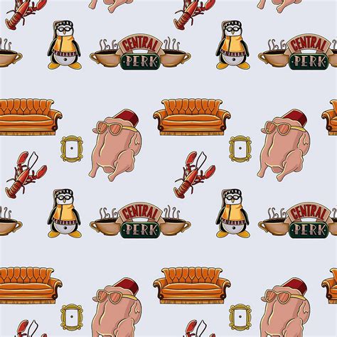 Friends Pattern By Darina On Dribbble