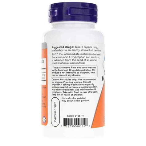 5-HTP 100 Mg, NOW Foods