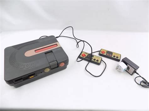 Nintendo Sharp Twin Famicom Black And Red Console Bundle Starboard Games