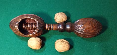 Wooden Nutcracker With Screw Cap Etsy