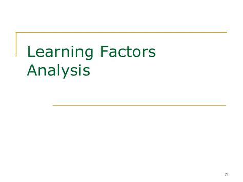 Ppt Learning From Learning Curves Item Response Theory And Learning Factors Analysis Powerpoint