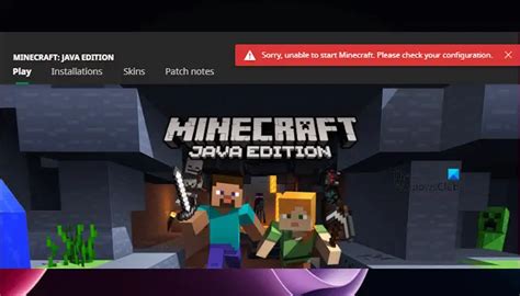 Sorry Unable To Start Minecraft Error Fix