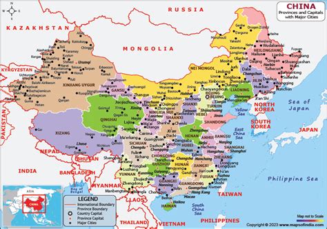 Chinese Political Map
