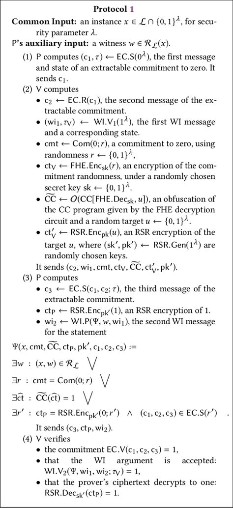 figure 1 from weak zero knowledge beyond the black box barrier